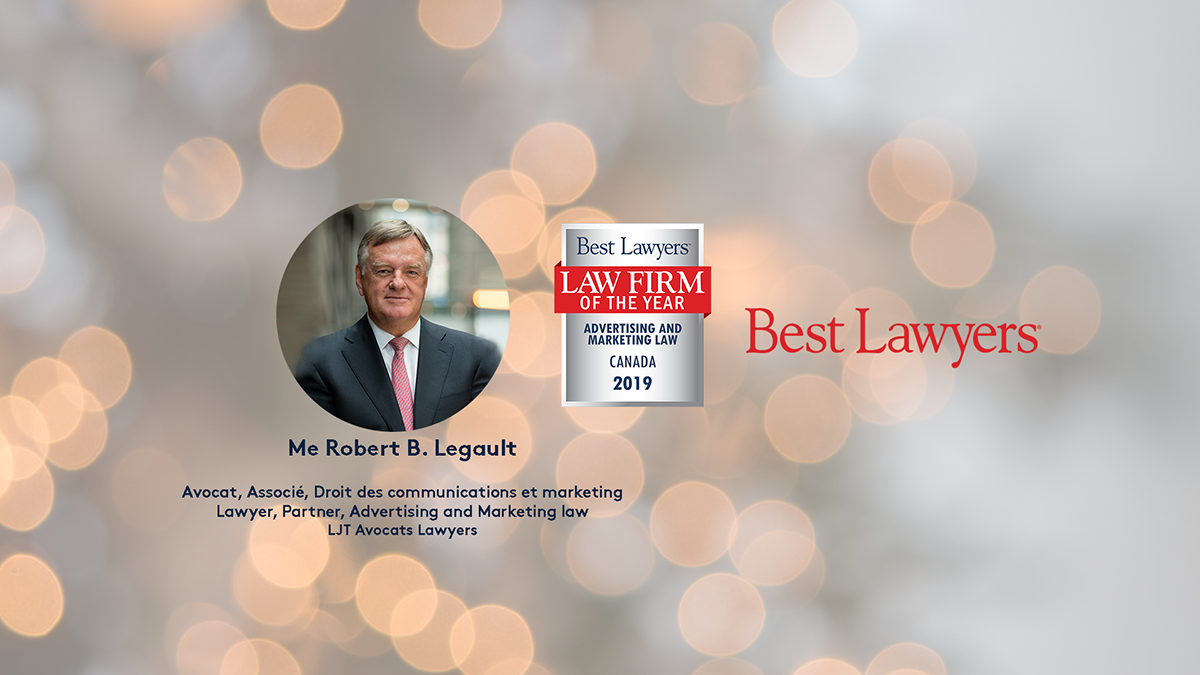Robert B. Legault dans Best Lawyers Canada sur l’attribution du titre ...